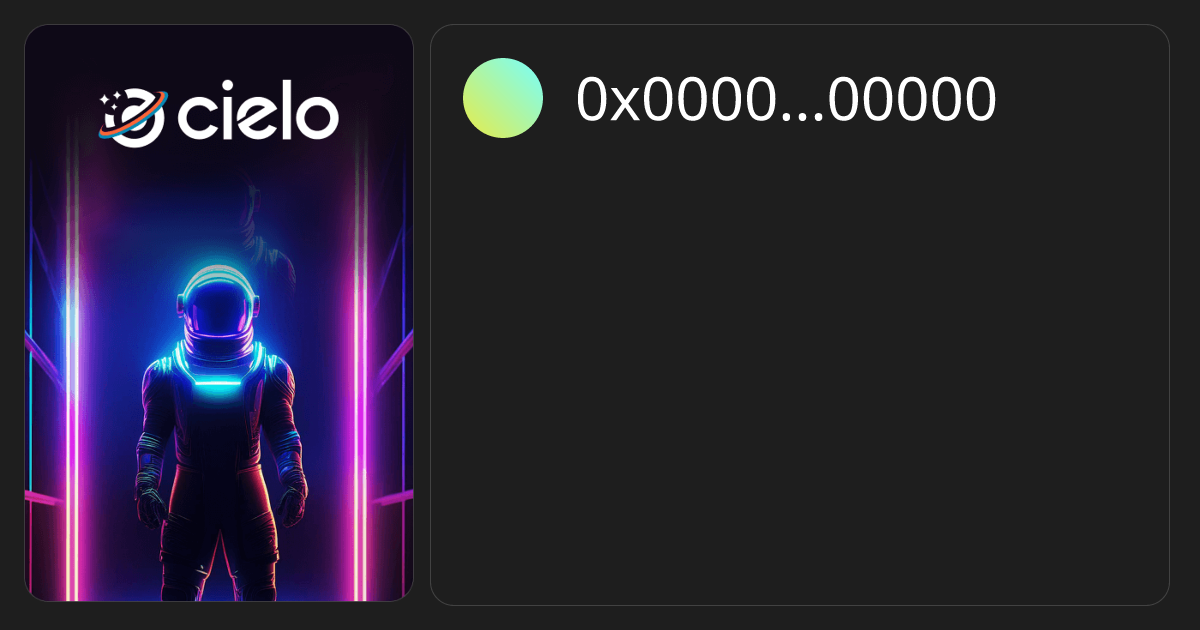 Wallet 0x0000...00000 PnL | Cielo